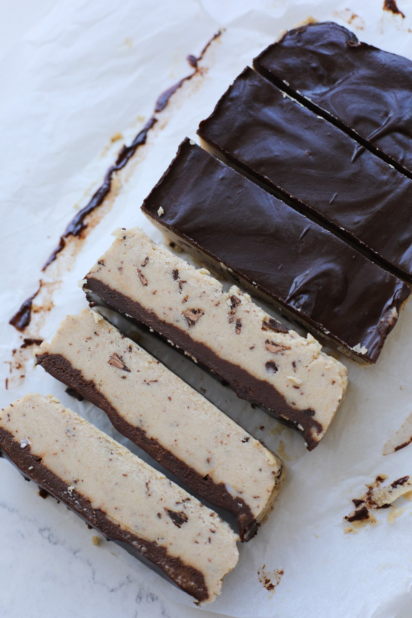 Cookie Dough Protein Slice | High-Protein Vegan Recipe